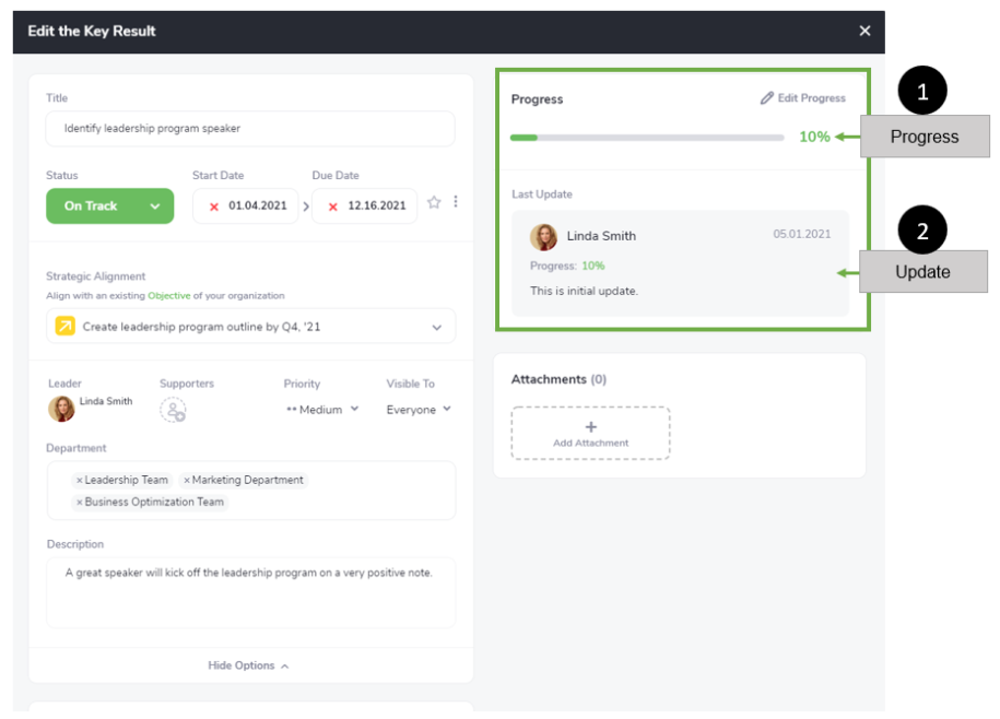 How do I share PROGRESS or UPDATE others? - StrategyFrog